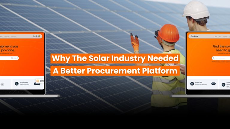 Solar Procurement Platform: Industry Needs a Better Solution