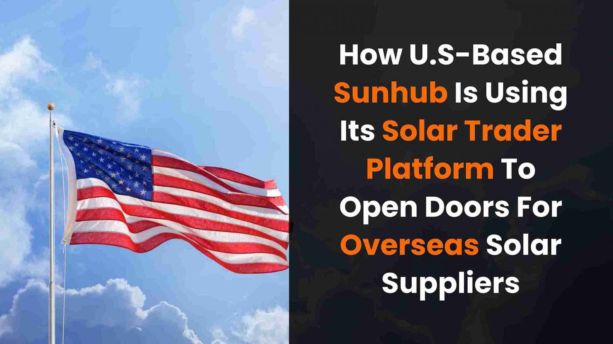 Solar Trader Platform | Door for Overseas Solar Suppliers